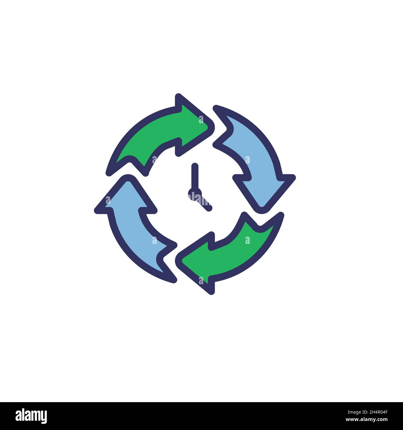 Punctual delivery Stock Vector Images - Alamy