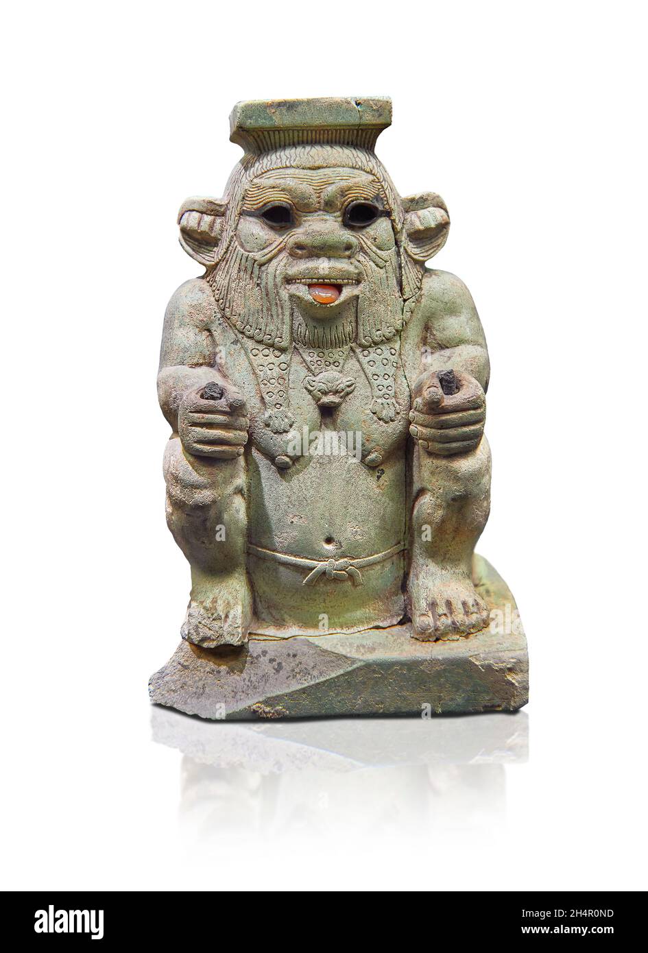 Egyptian statue sculpture of the god Bes, 664-525 BC, 16th dynasty ...