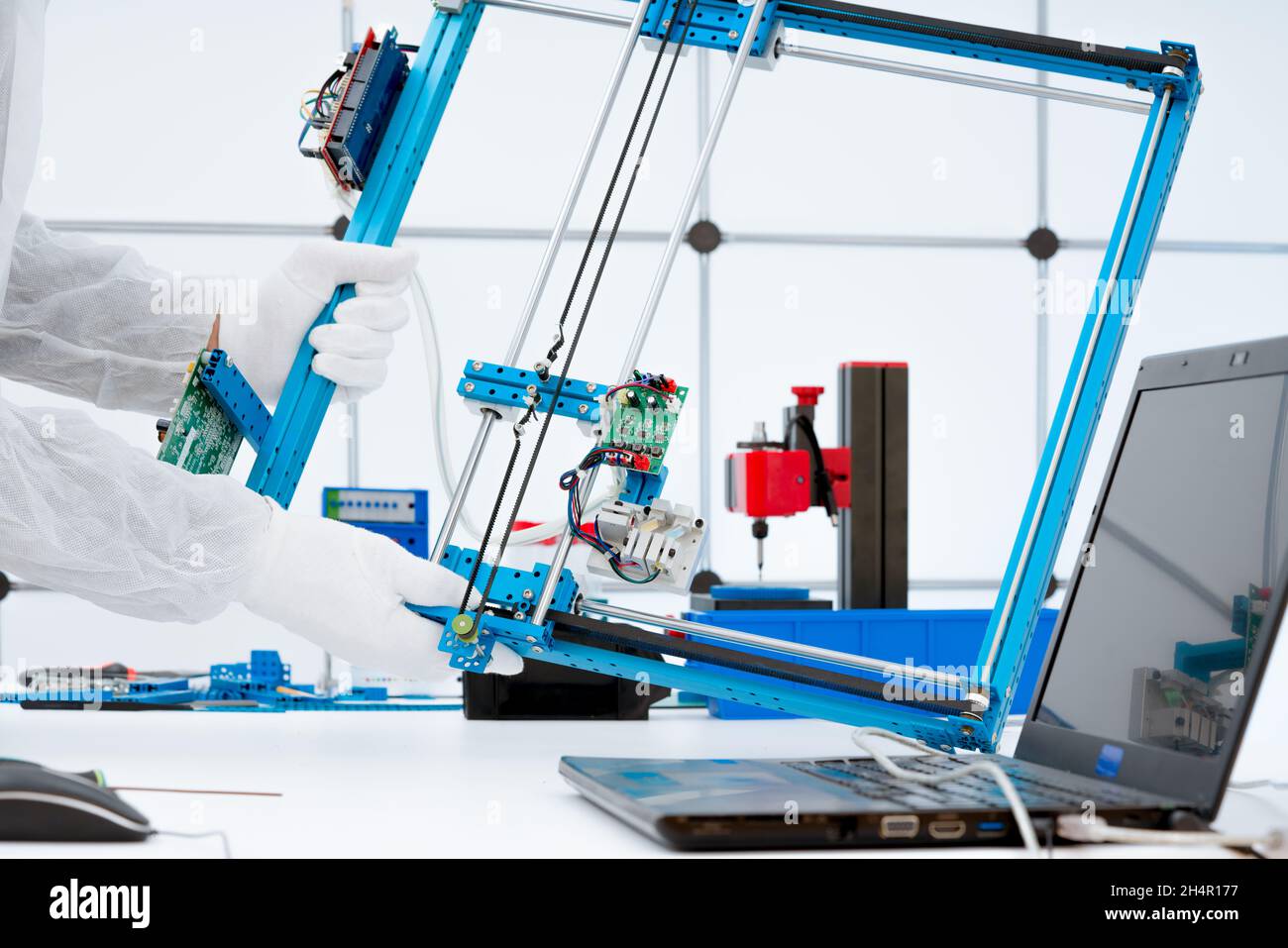 Precision instrument for photo-optical research in the laboratory of ...