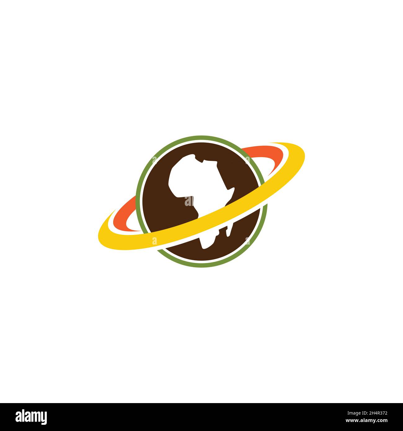 design vector, african planet earth shaped logo. logo for community ...