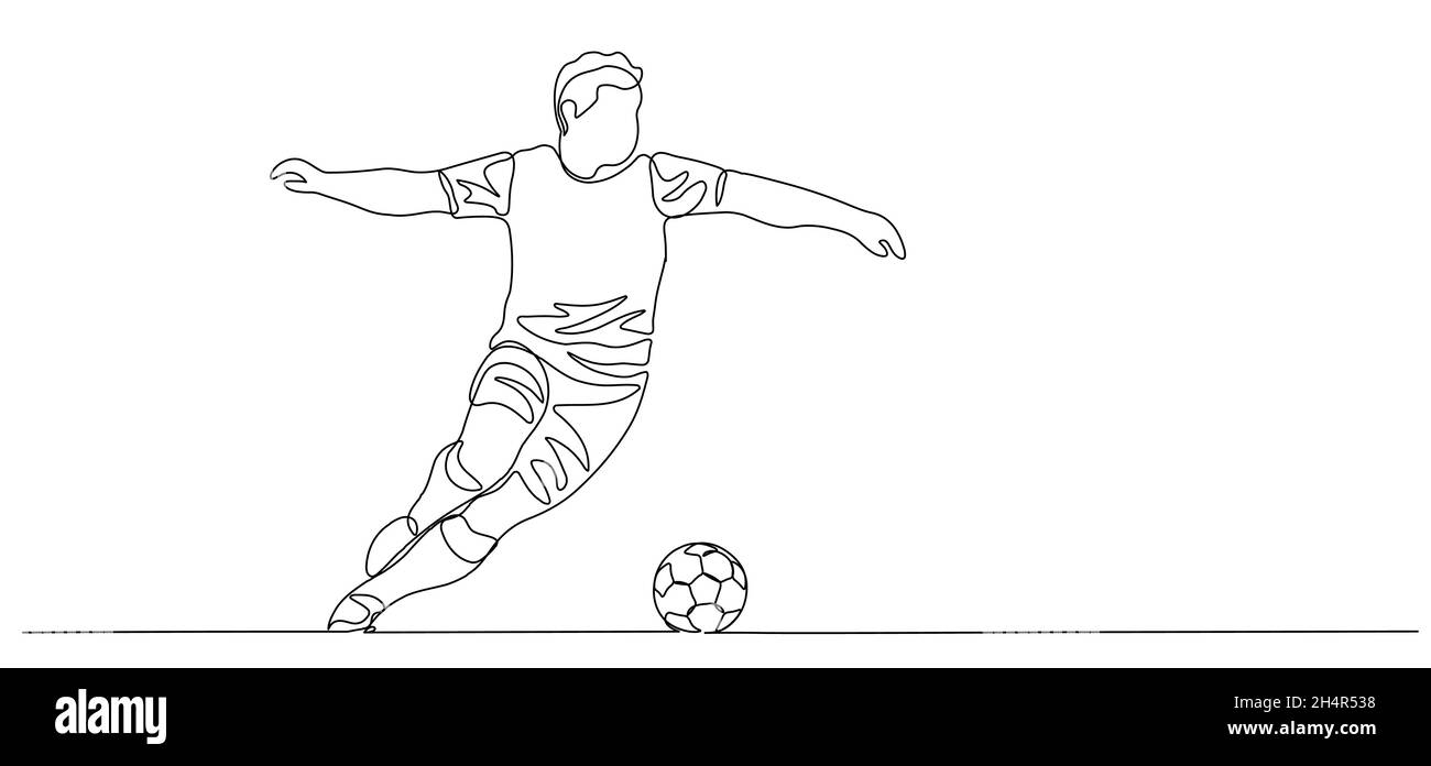 Vector illustration. Football. Ball. A celebration of football. Drawing ...