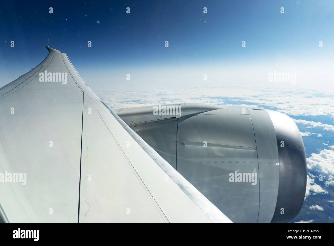 Aerial view through plane window hi-res stock photography and images ...