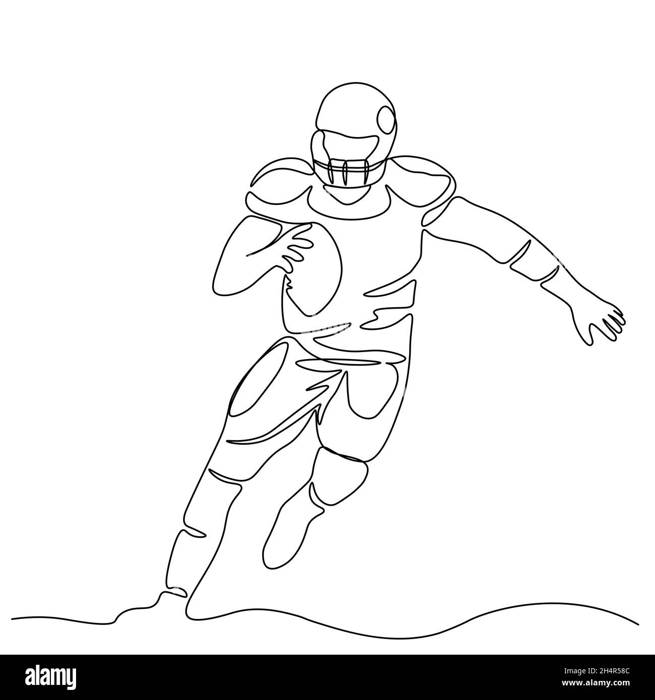 Vector illustration.American Football. Ball. A celebration of football ...