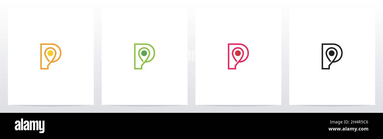 Point p logo hi-res stock photography and images - Alamy