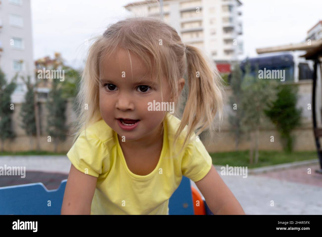 Portrait of child face with emotions Stock Photo - Alamy