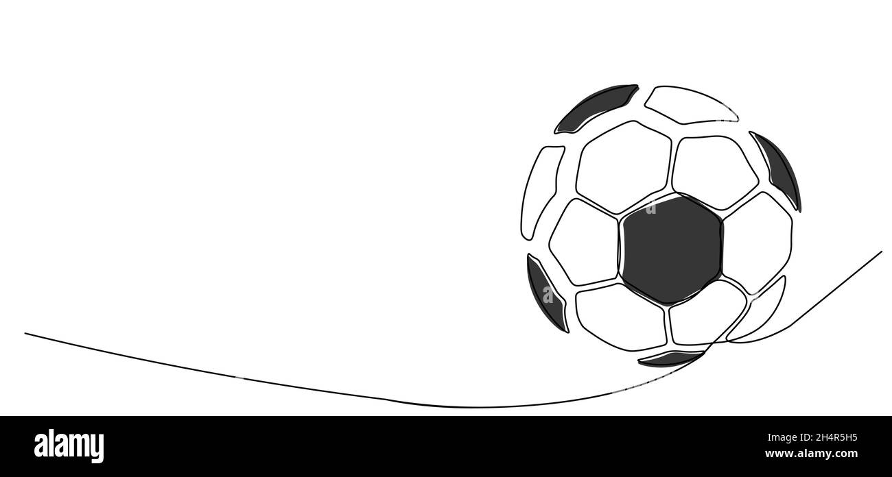 Vector illustration. Football. Ball. A celebration of football. Drawing ...