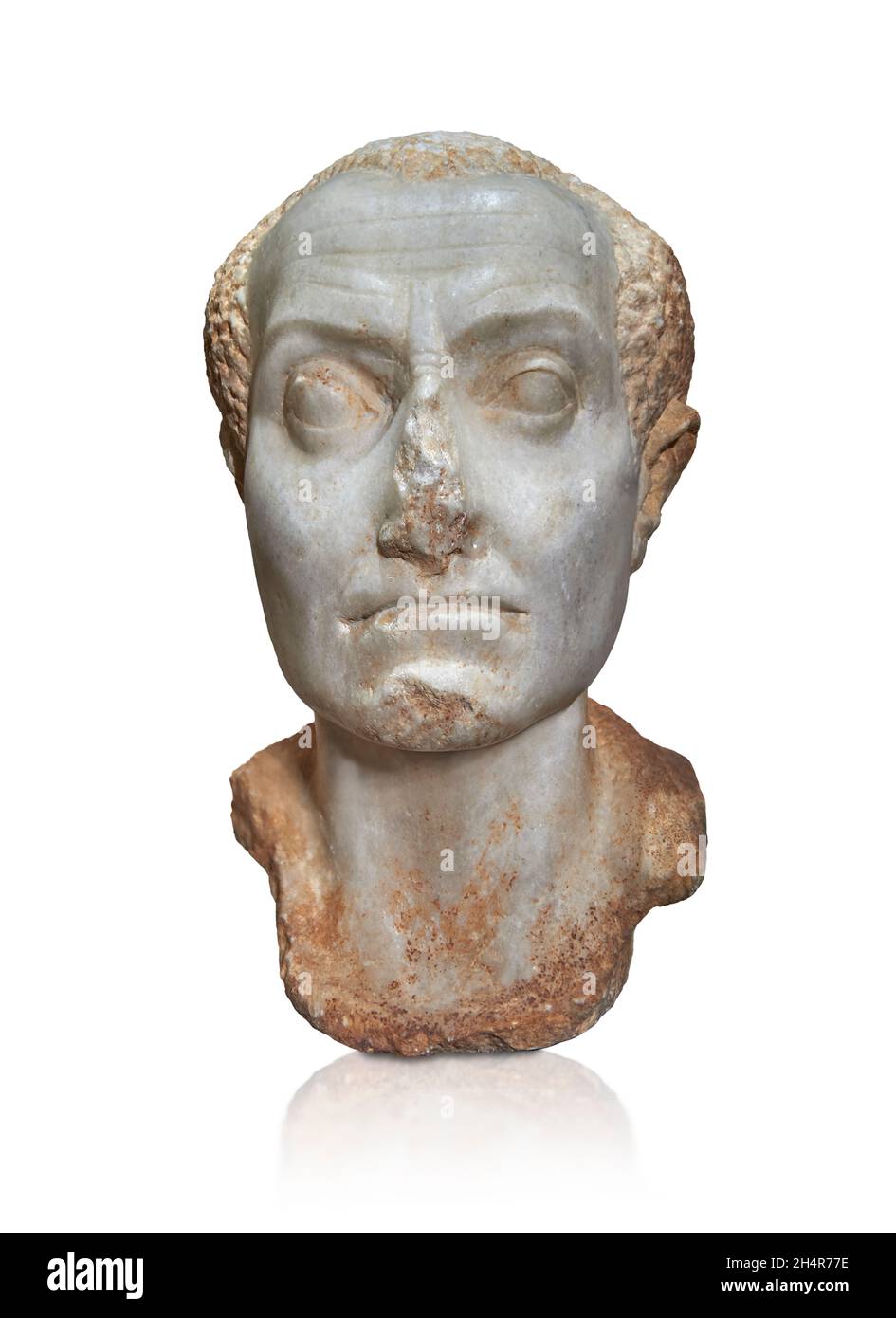 Ancient marble statue man Cut Out Stock Images & Pictures - Alamy