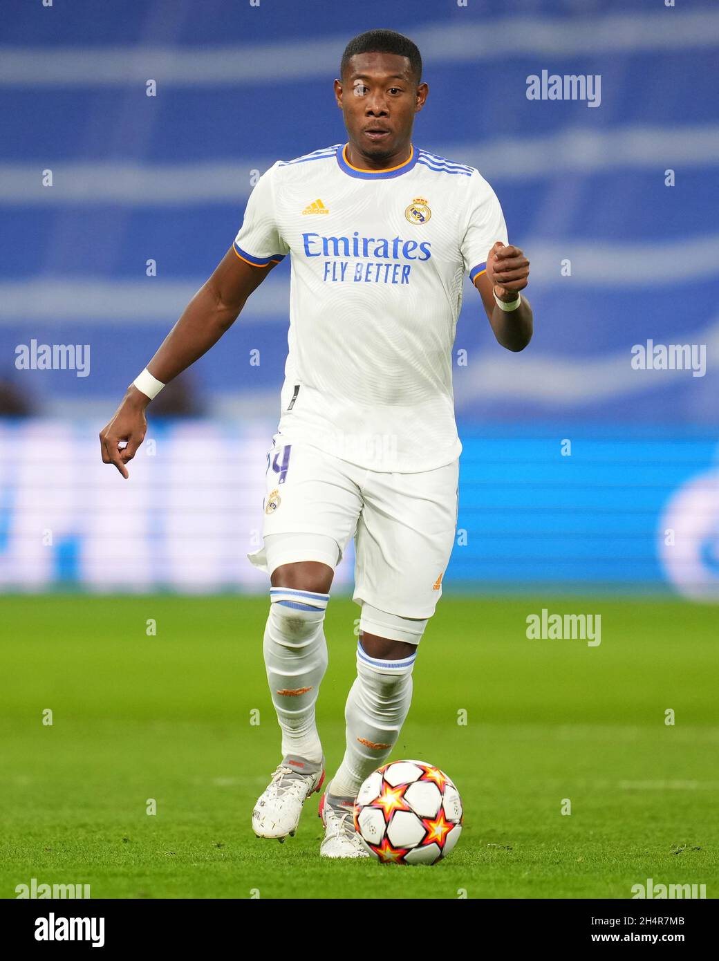 David Alaba of Real Madrid during the UEFA Champions League match ...