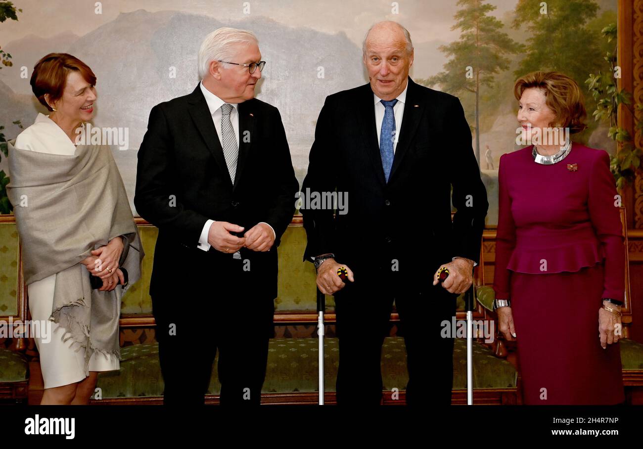Oslo, Norway. 04th Nov, 2021. Federal President Frank-Walter Steinmeier ...