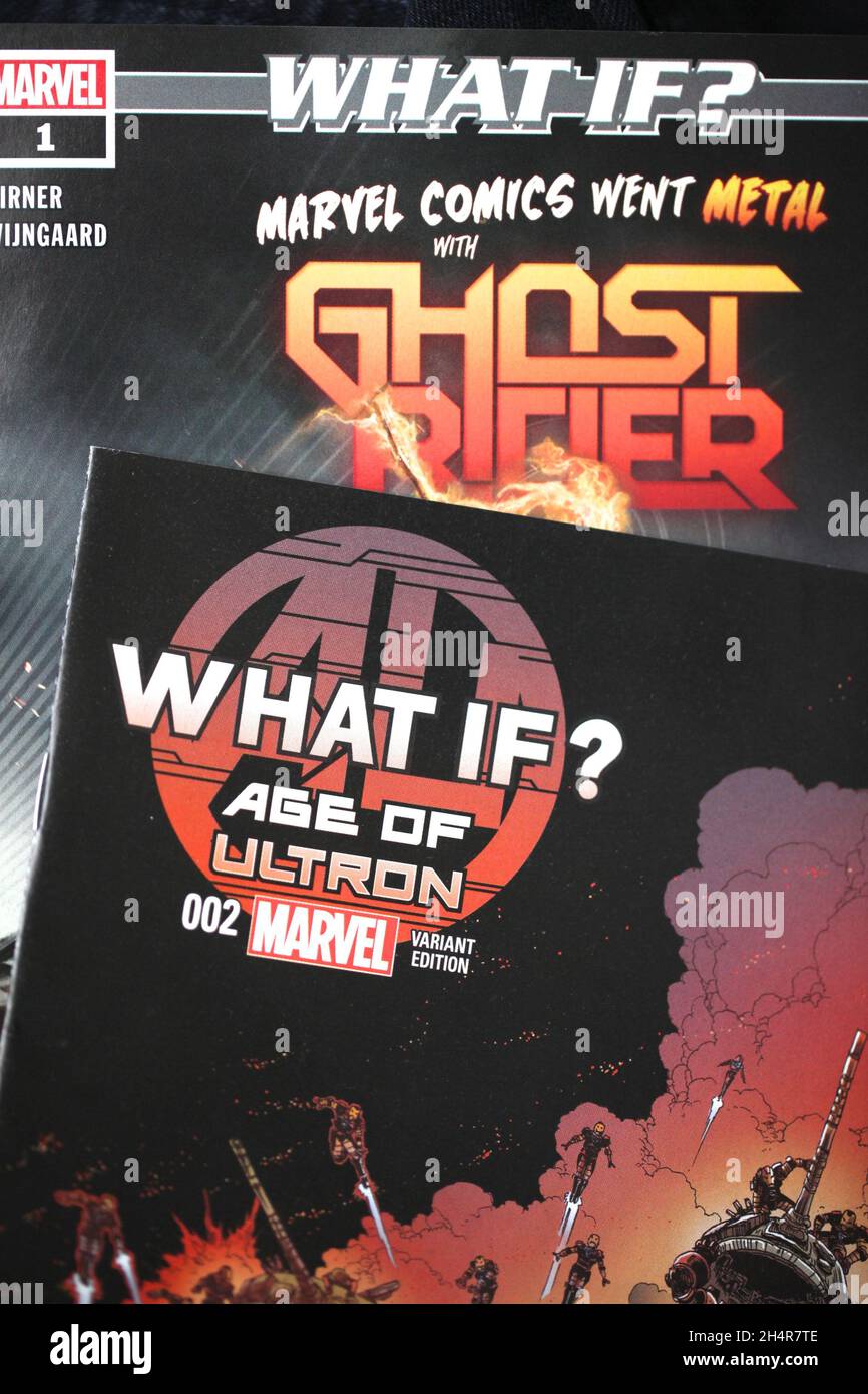 ‘WHAT IF...?’ comic books Stock Photo - Alamy