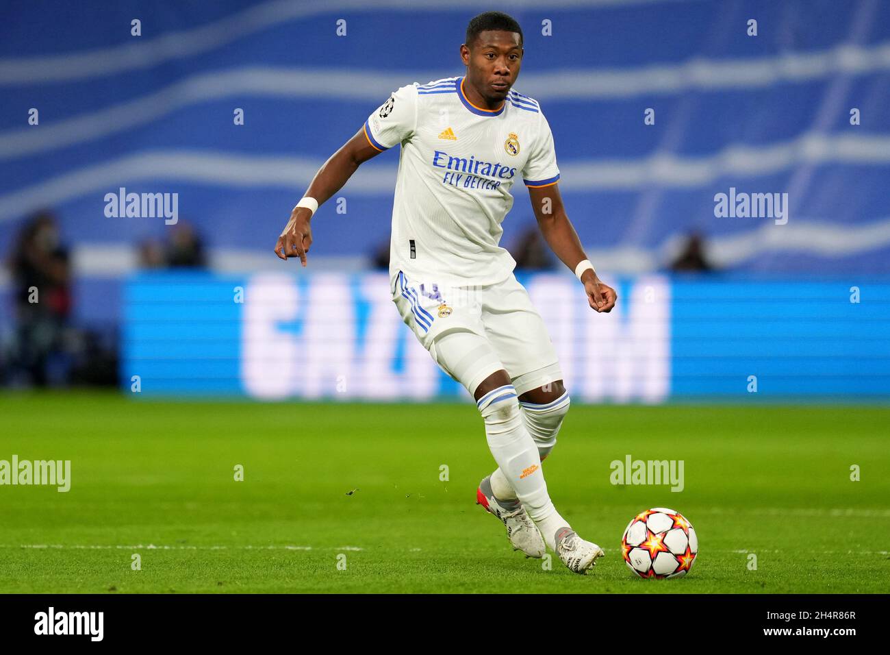David Alaba of Real Madrid during the UEFA Champions League match ...