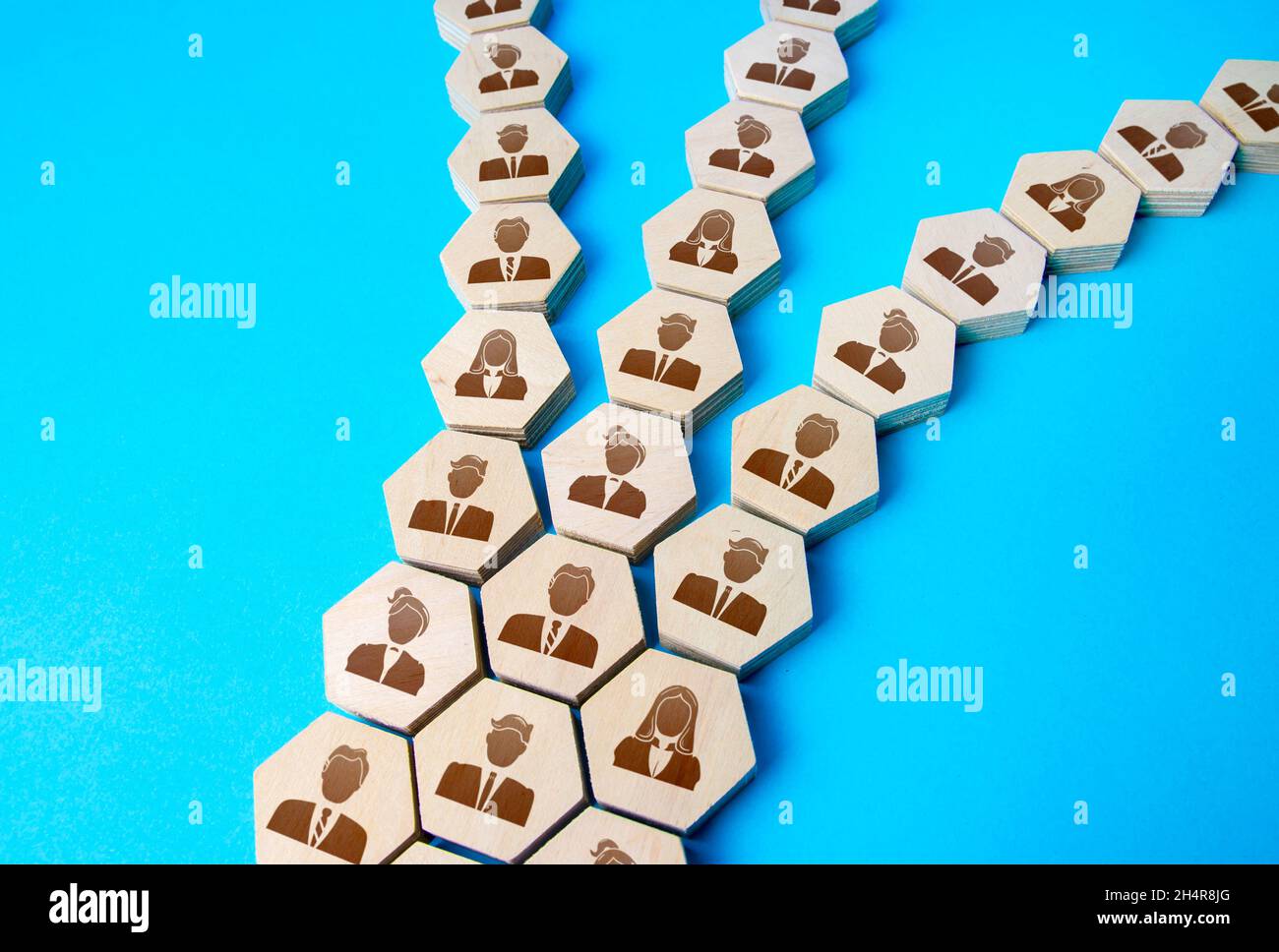 The disintegration of the organization into new branches. Conflict and ...