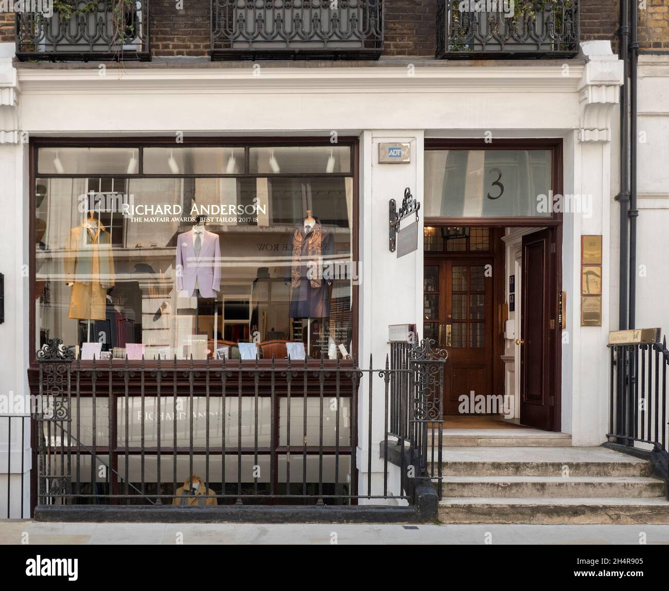 Richard Anderson Taylor 13 Saville Row London W1 Stock Photo - Alamy