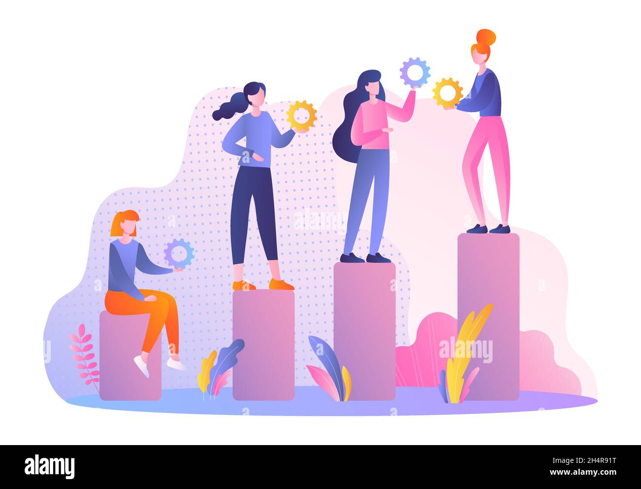 Job performance review cartoon Stock Vector Images - Alamy