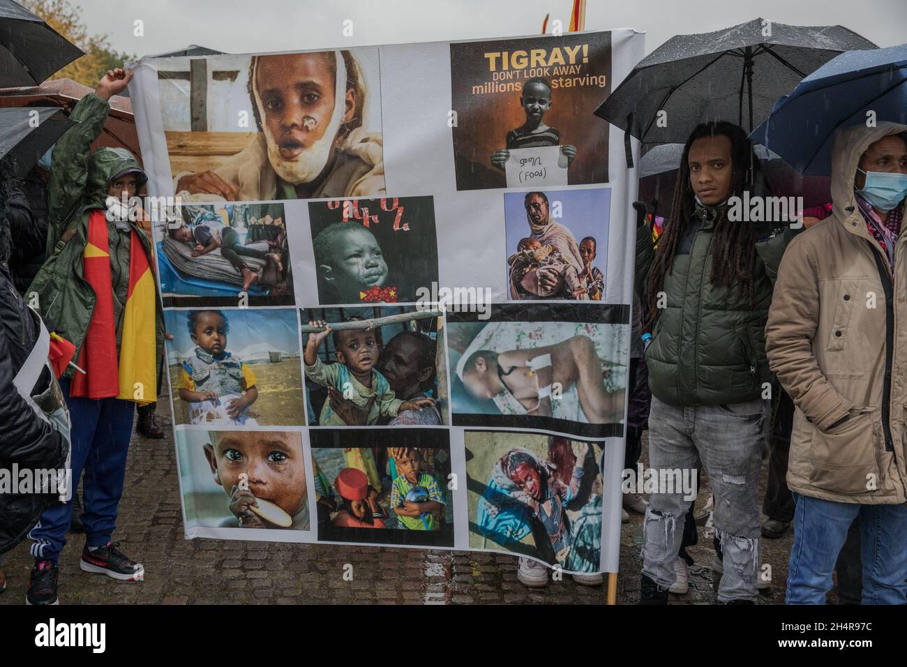 Berlin, Germany. 04th Nov, 2021. Protest 365 days of Tigray genocide ...