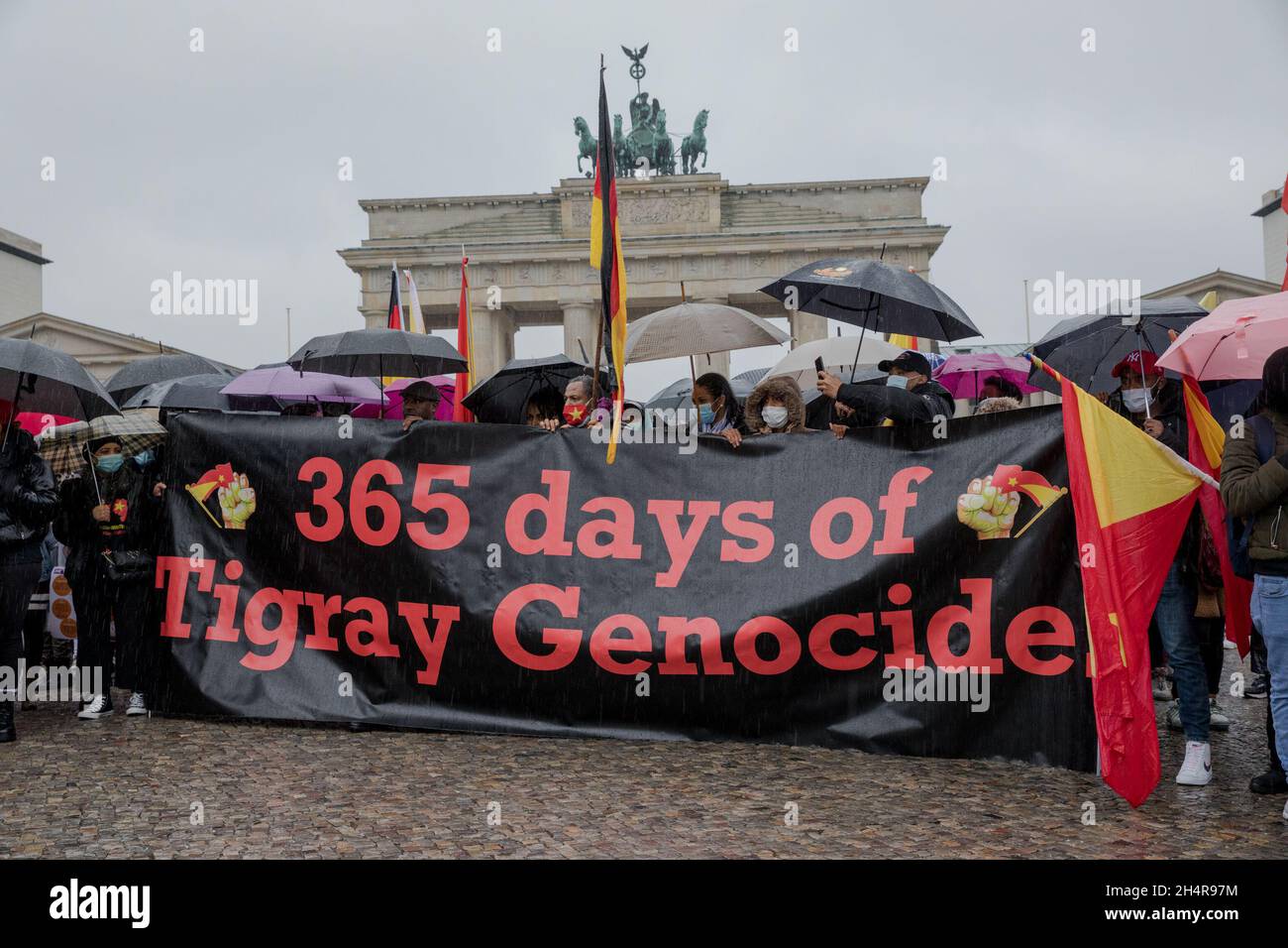 Berlin, Germany. 04th Nov, 2021. Protest 365 days of Tigray genocide ...