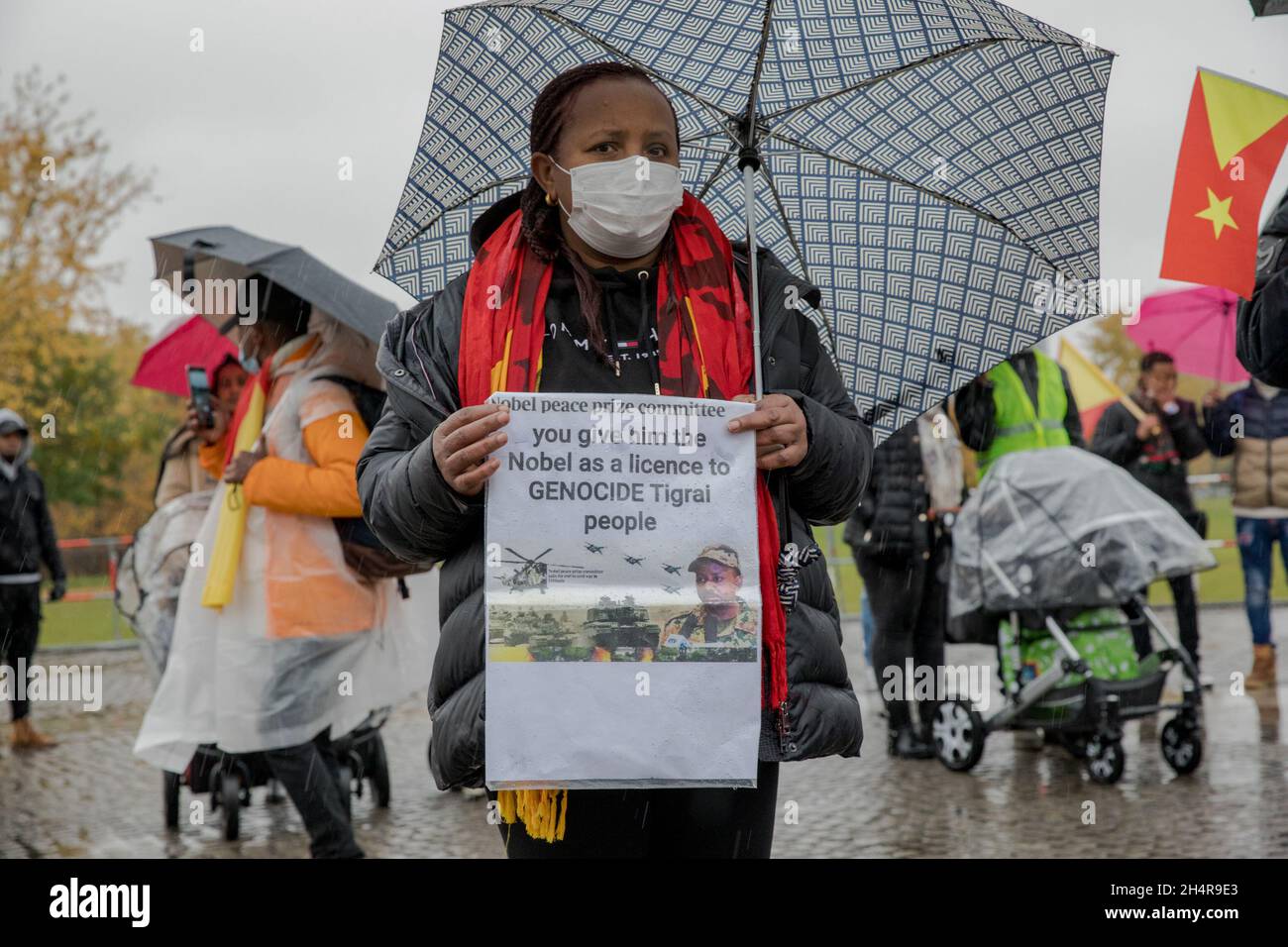 Protest 365 days of Tigray genocide and man-made famine in Berlin ...