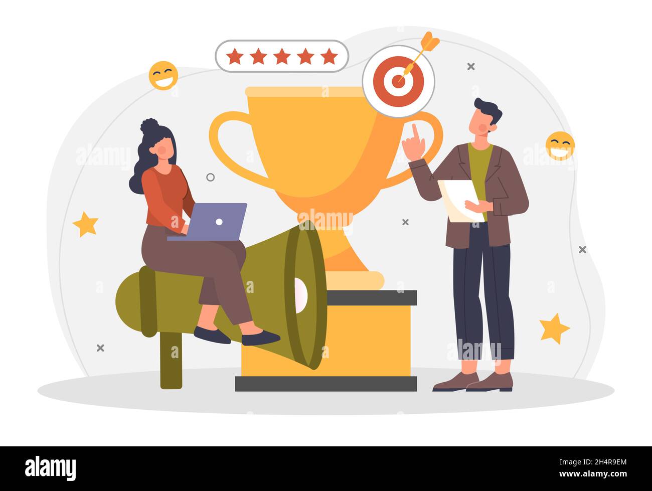 PR management concept Stock Vector Image & Art - Alamy