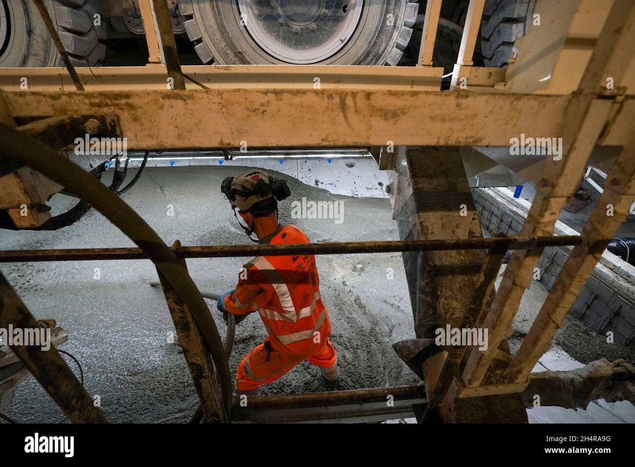 Giant machines digging the first tunnels for HS2 have covered more than ...