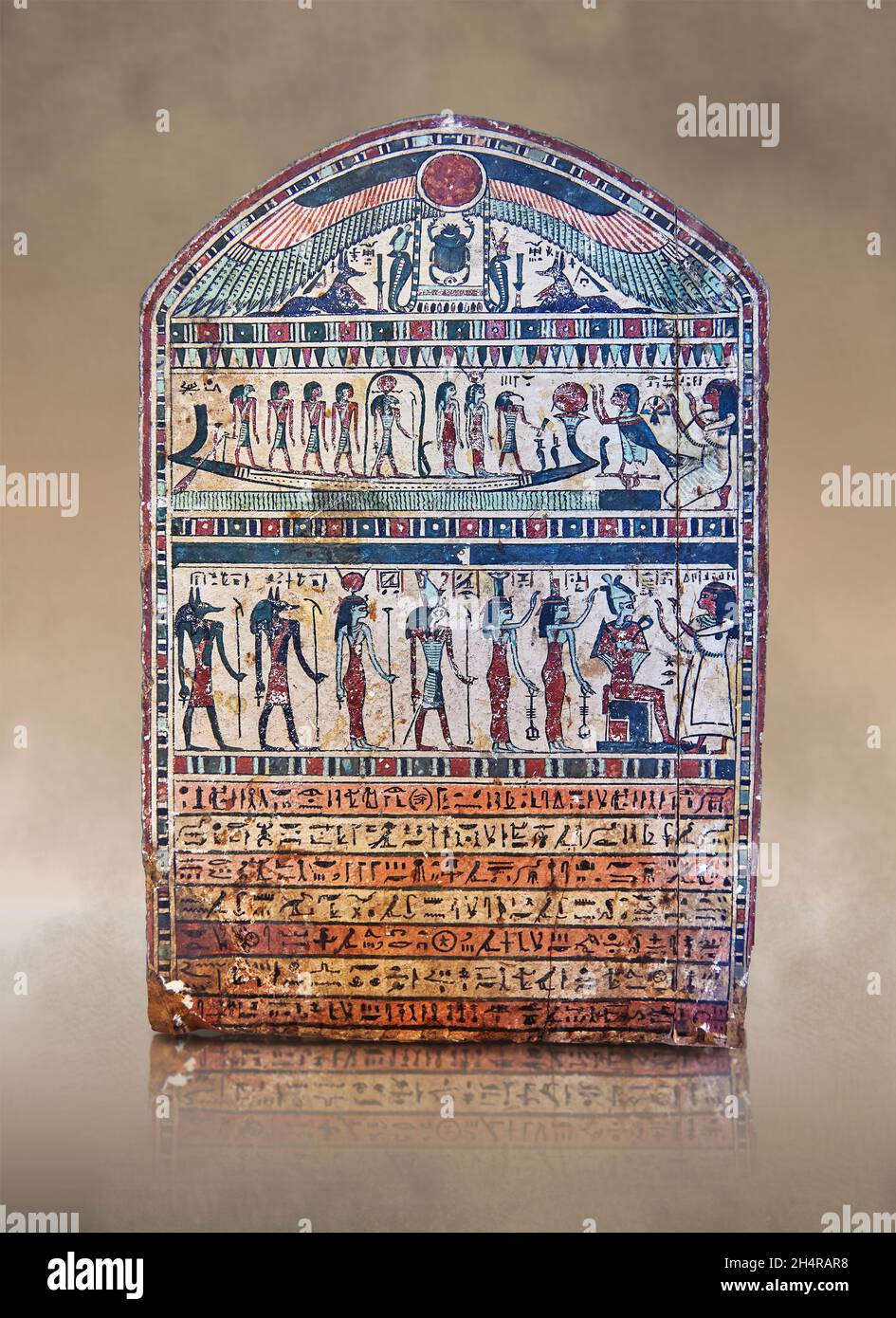 Ancient Egyptian stele of Disiset musician of Amon Re, 250-200 BC ...