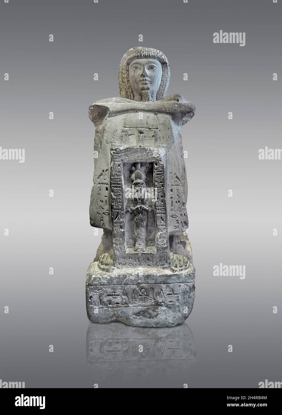 Egyptian statue sculpture of Tyri Grand priest of the god Ptah, 1200 ...