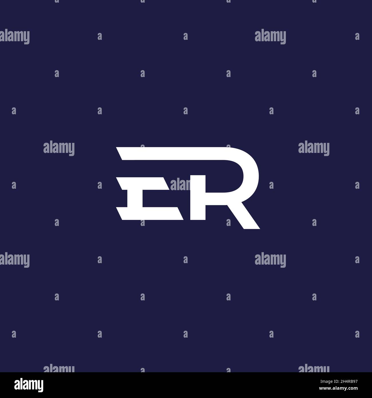 ER letters logo design, vector Stock Vector Image & Art - Alamy