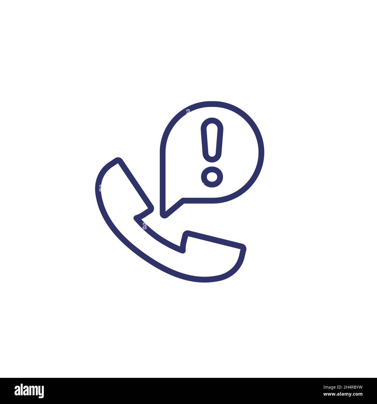 important phone call line icon Stock Vector Image & Art - Alamy