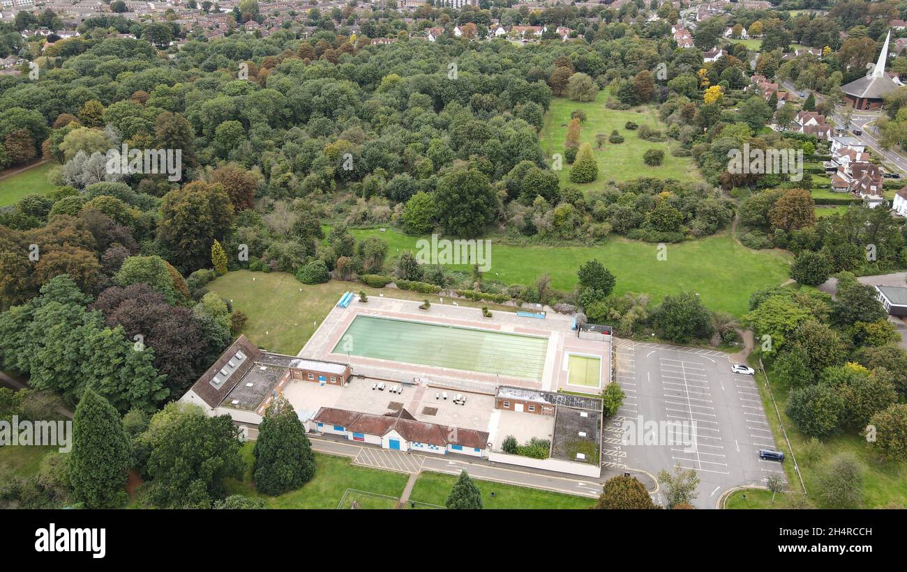 Lido Swimming Pool Letchworth Garden City Hertfordshire England Uk