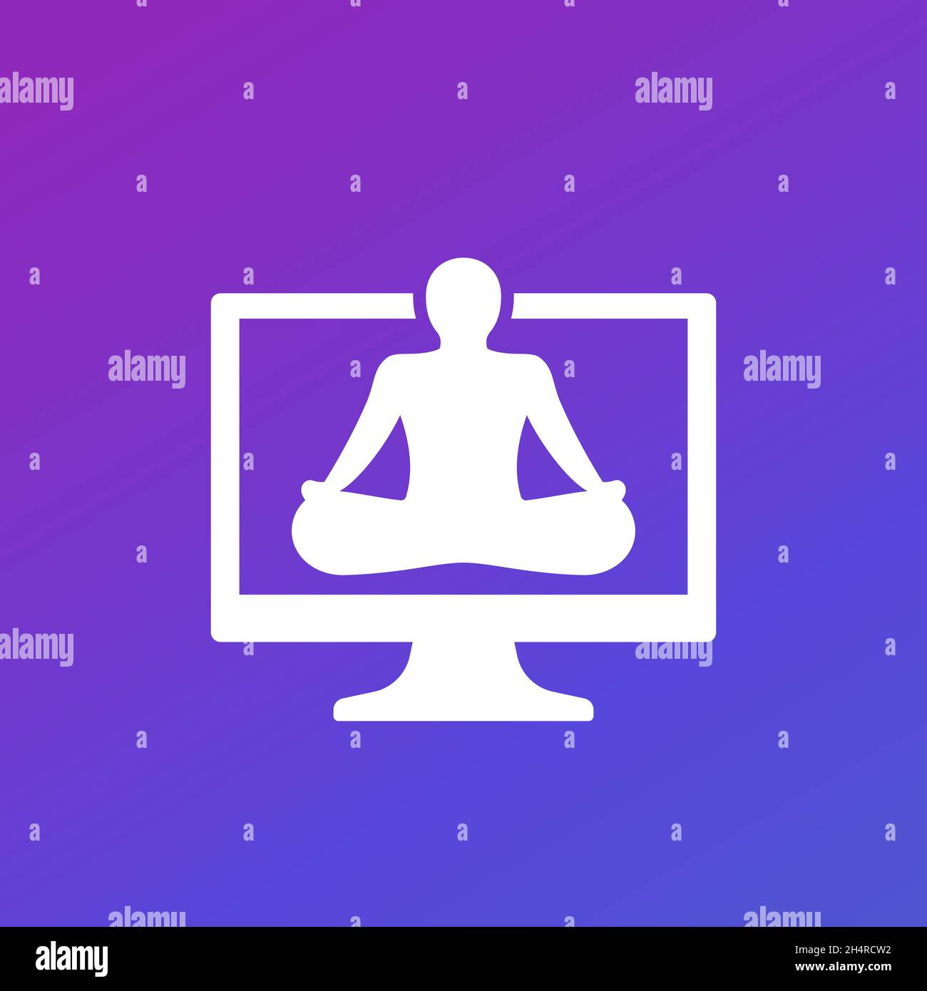 Virtual training session Stock Vector Images - Alamy