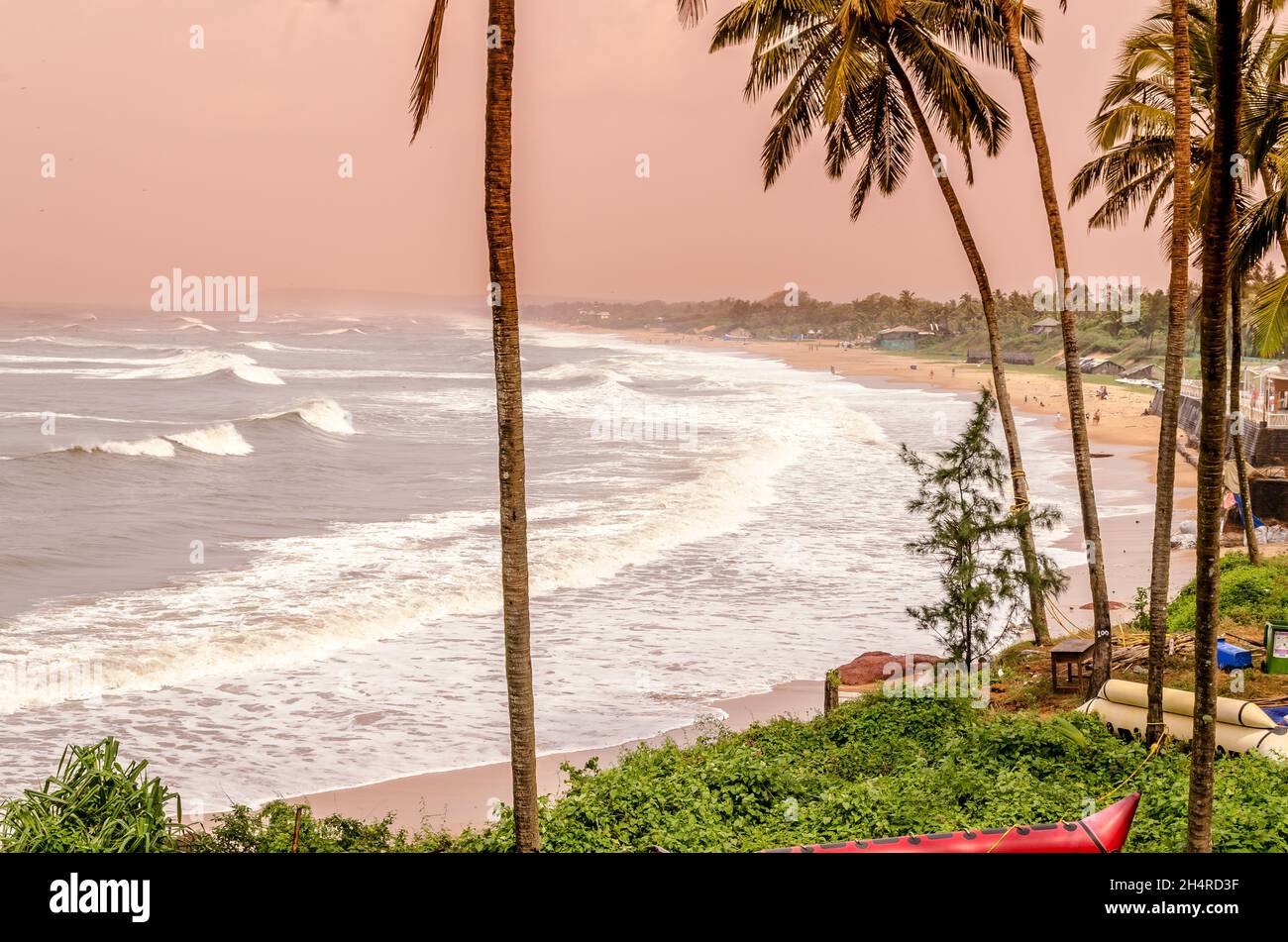 Anjuna Beach , North Goa, India Stock Photo - Alamy