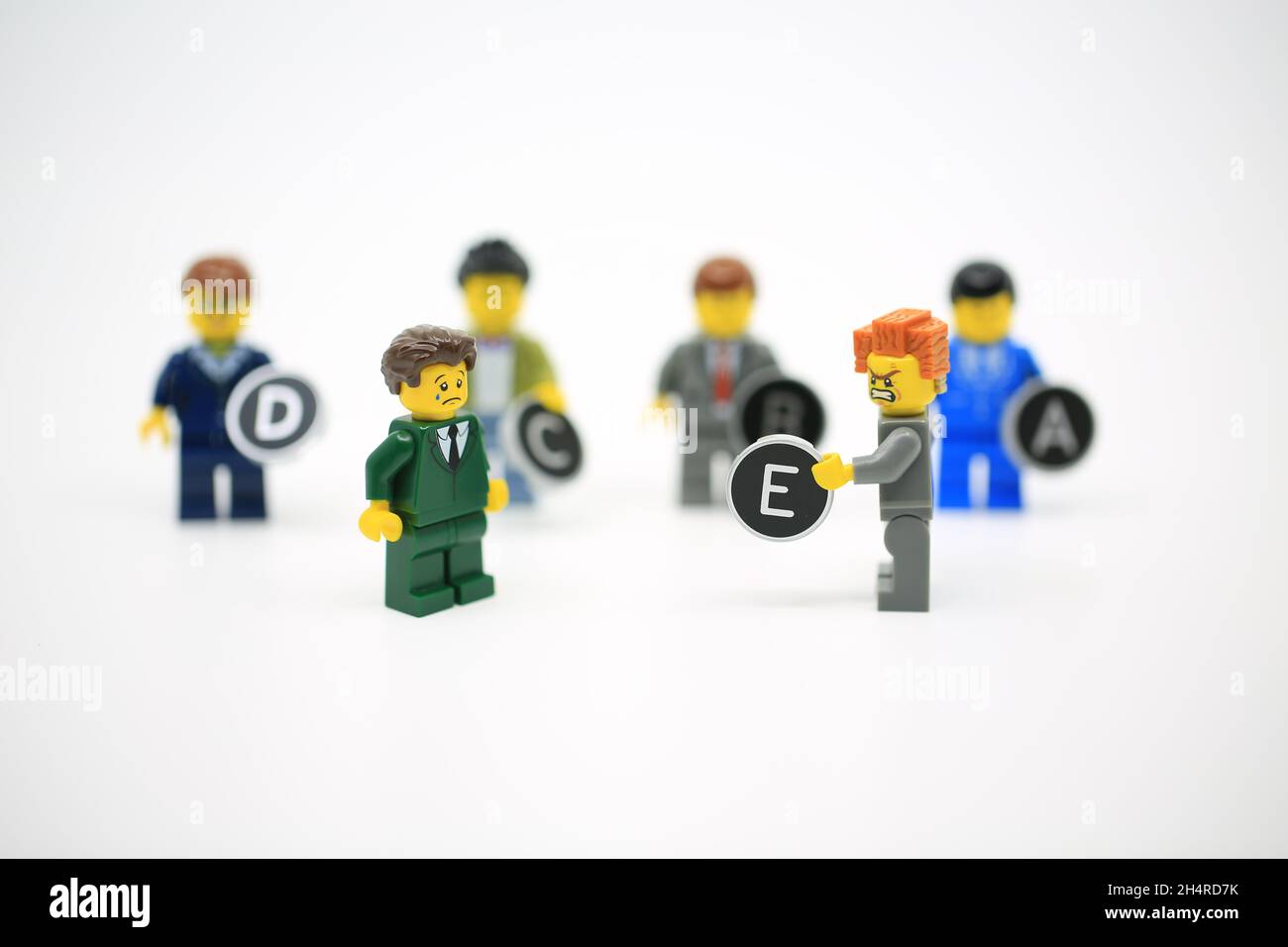 angry boss give you bad comment Stock Photo - Alamy