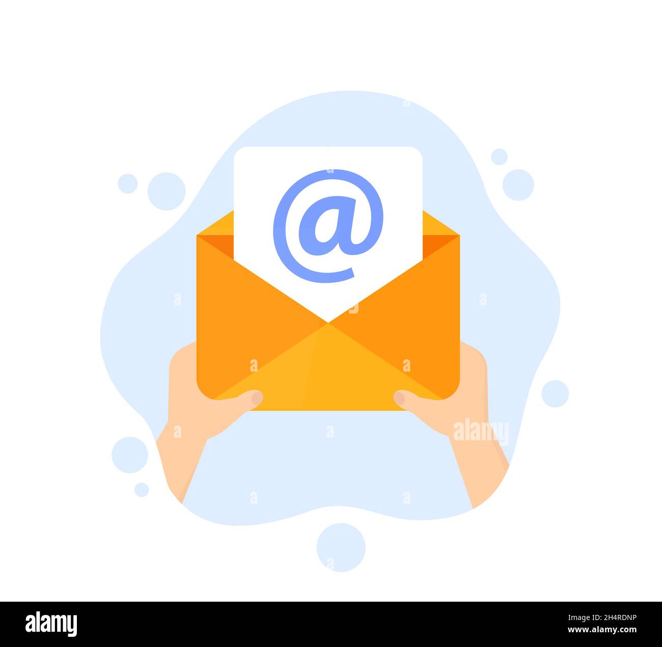 Direct mail email message Cut Out Stock Images & Pictures - Alamy