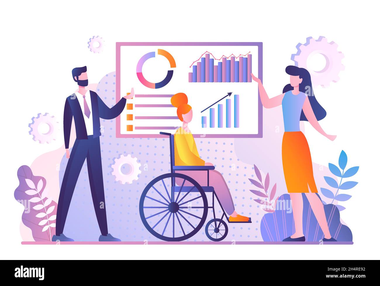 Inclusicve office concept Stock Vector Image & Art - Alamy