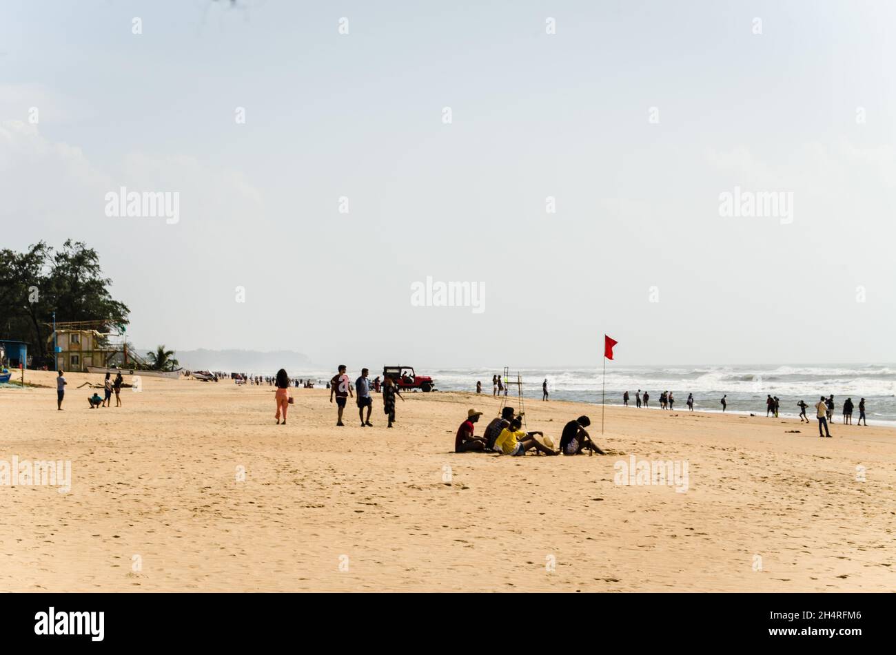 Baga beach india view hi-res stock photography and images - Alamy