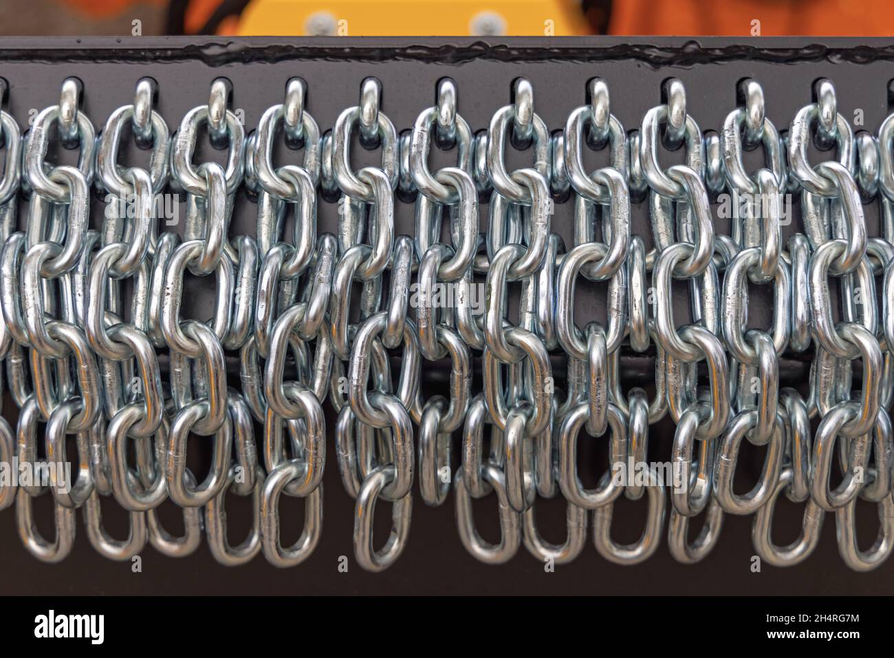 Steel Chains at Agriculture Machine Head Attachment Equipment Stock ...