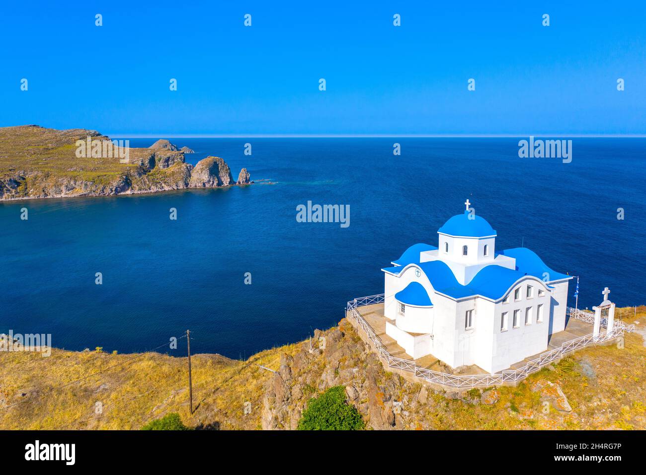 Myrina castle sunset hi-res stock photography and images - Alamy