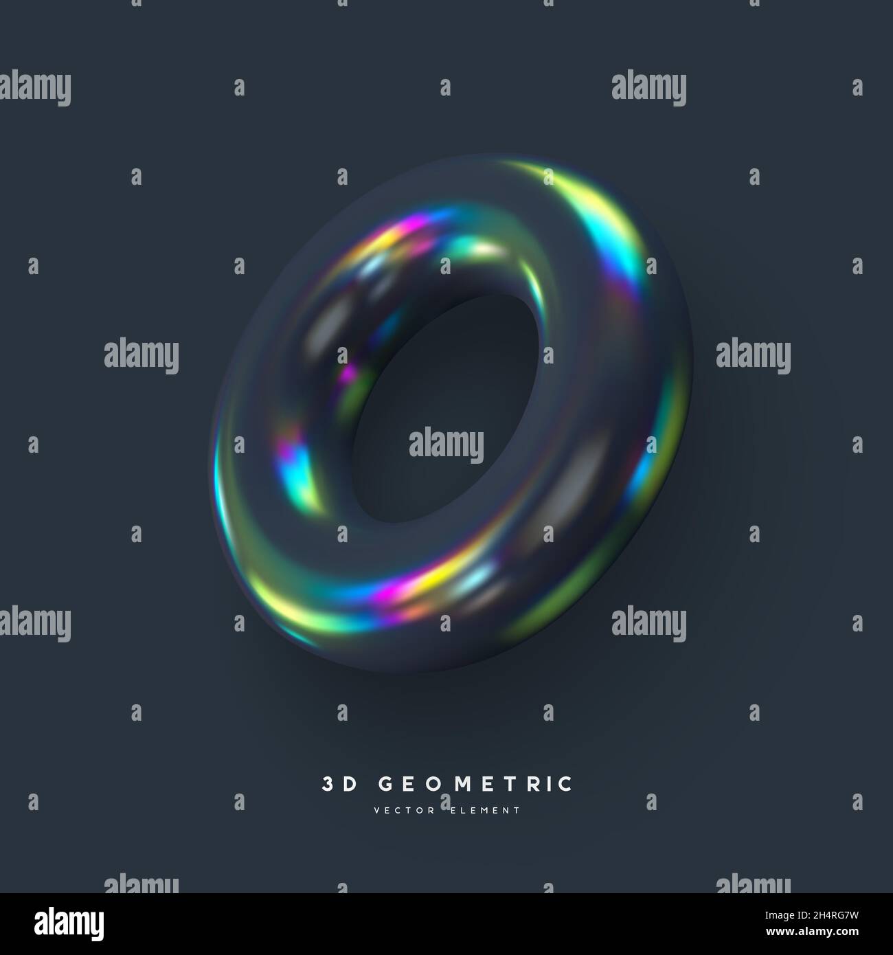 3d holographic cube render Stock Vector Images - Alamy