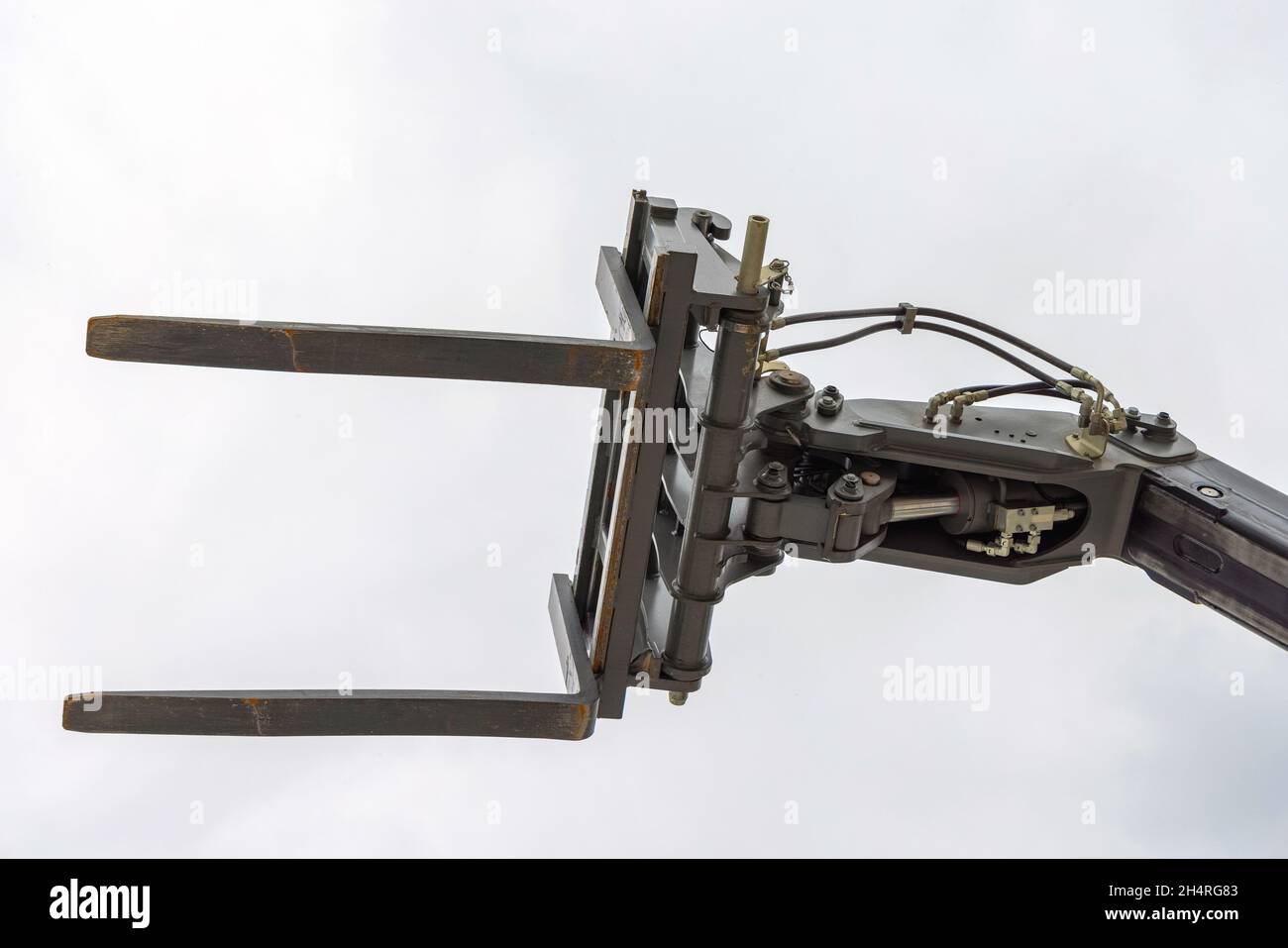 Telescopic Forklift at Agriculture Machine Farm Equipment Stock Photo ...