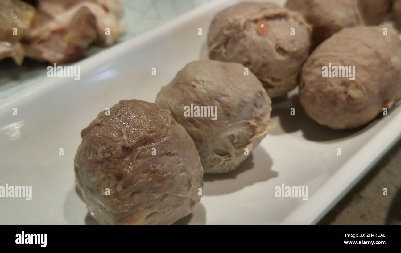 Close up beef balls hi-res stock photography and images - Alamy