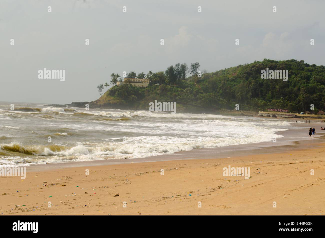 Baga beach india view hi-res stock photography and images - Alamy