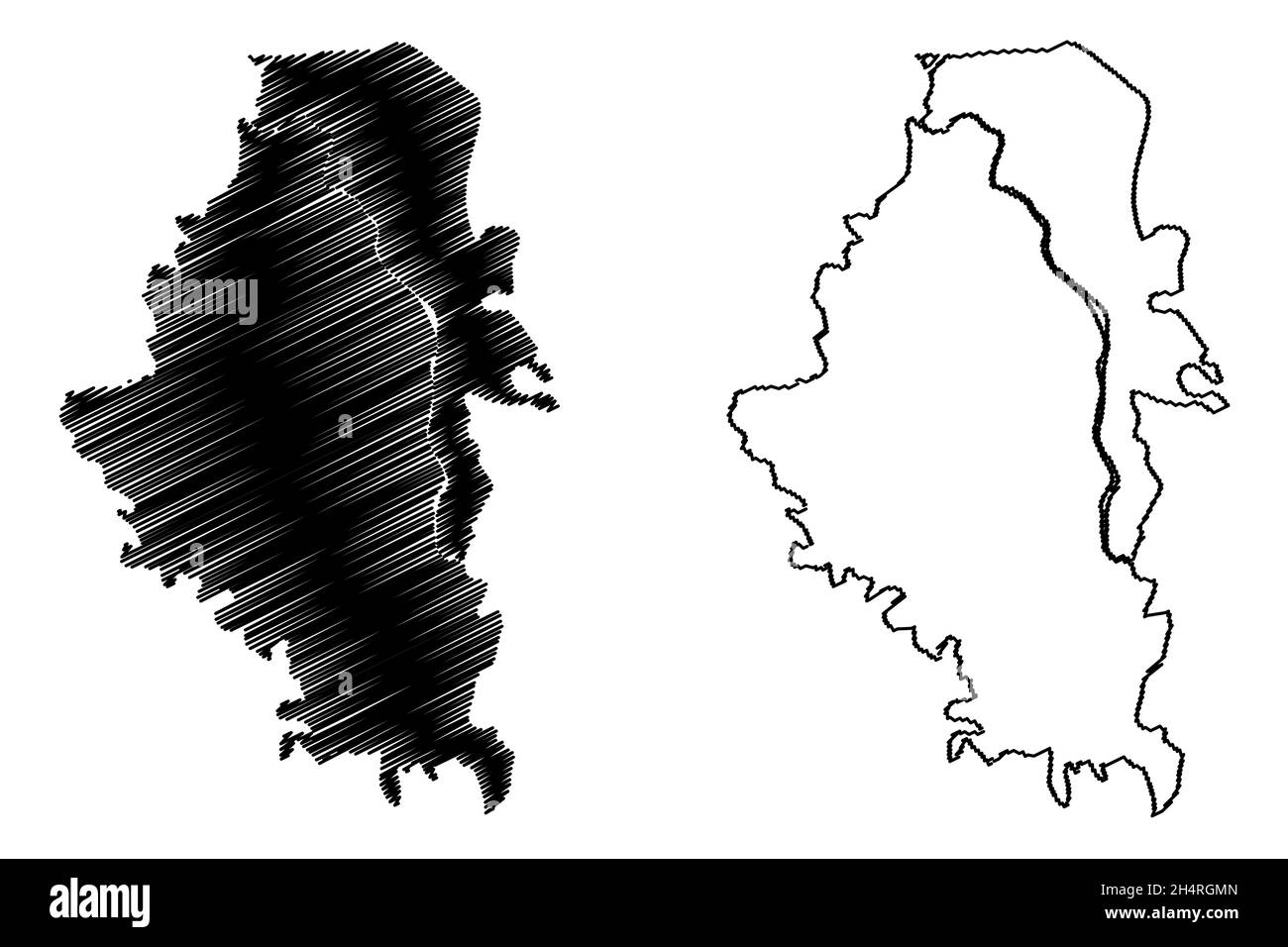 Sheohar district (Bihar State, Tirhut division, Republic of India) map ...