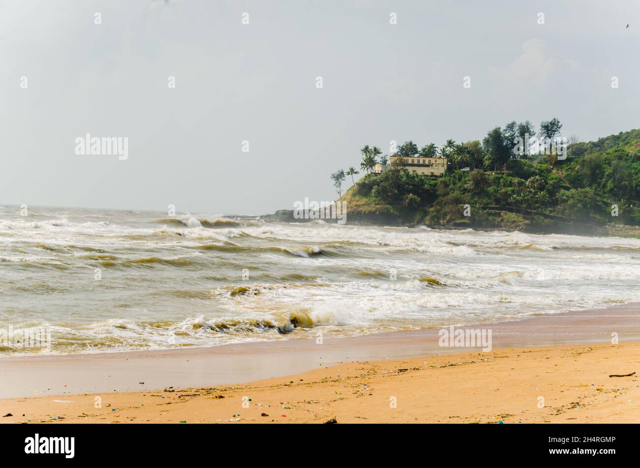 Baga beach india view hi-res stock photography and images - Alamy