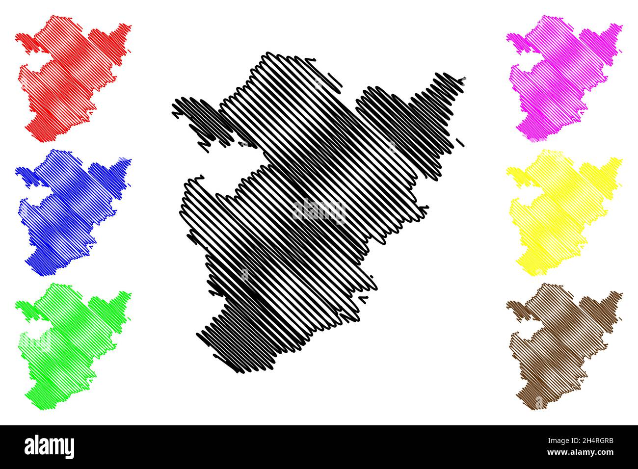 Alirajpur district (Madhya Pradesh State, Indore division, Republic of ...