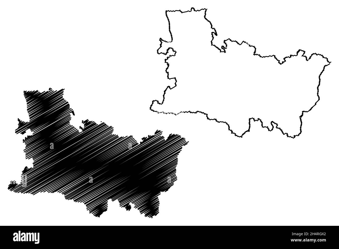 Shajapur district (Madhya Pradesh State, Ujjain division, Republic of ...