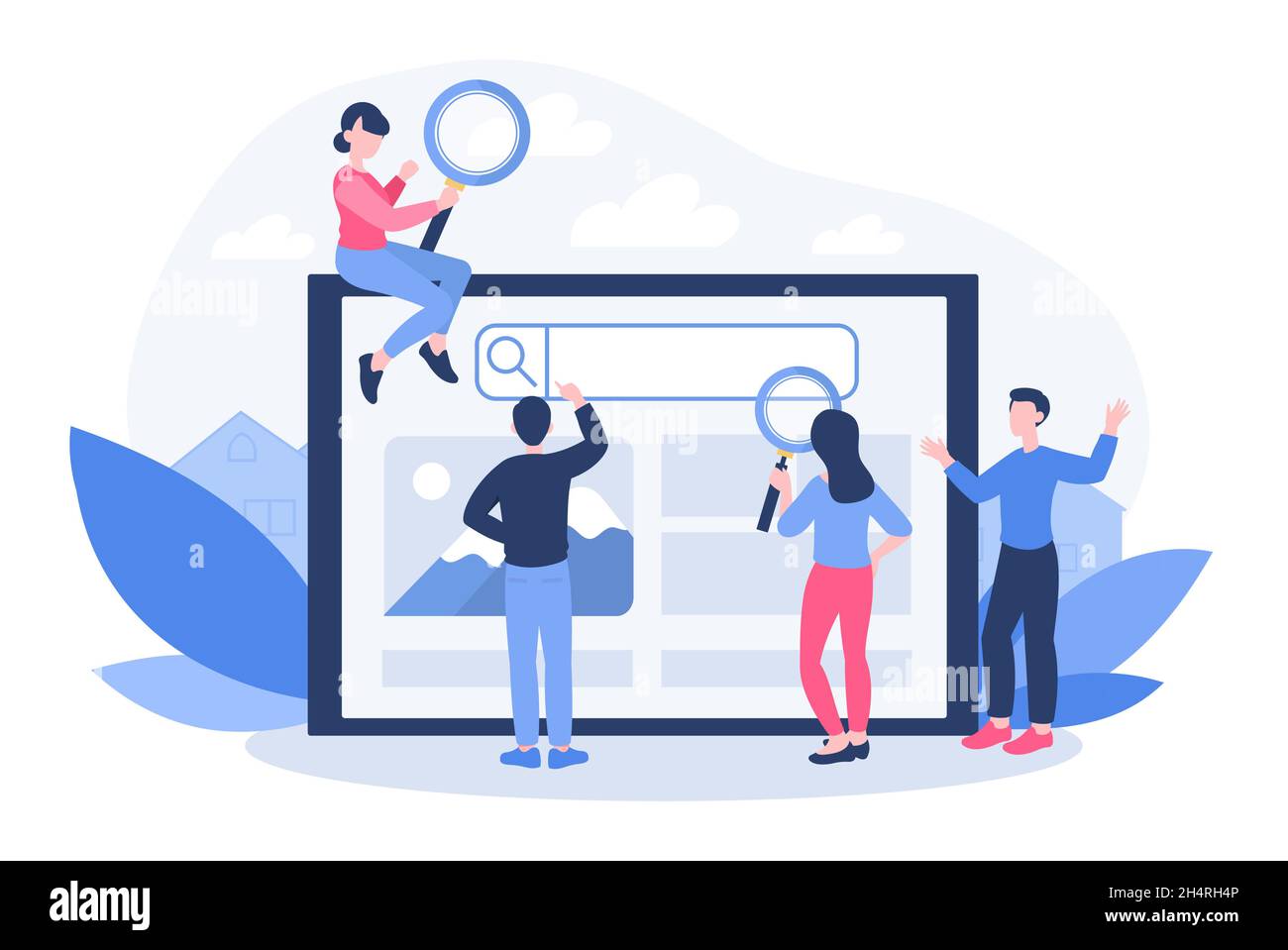 Information retrieval concept Stock Vector Image & Art - Alamy