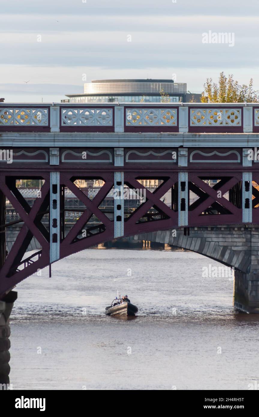 Glasgow, Scotland, UK. 4th November 2021: Armed officers in a police ...