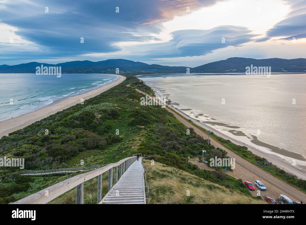 The Neck Lookout, Bruny Island, Tasmania, Australia Stock Photo - Alamy