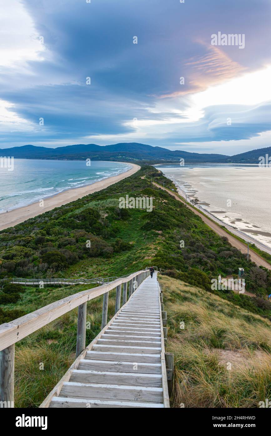 The Neck Lookout, Bruny Island, Tasmania, Australia Stock Photo - Alamy