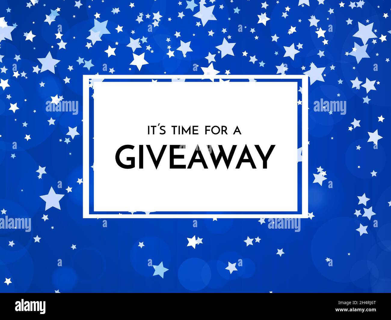 Giveaway banner template. Time for a Giveaway phrase on light ...