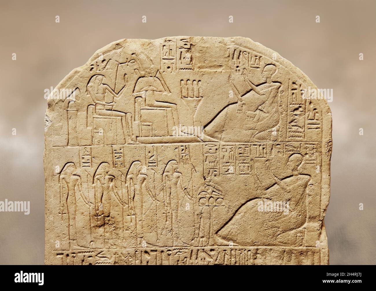 Ancient Egyptian stele of Ounennefer, first priest of Isis and Osiris ...